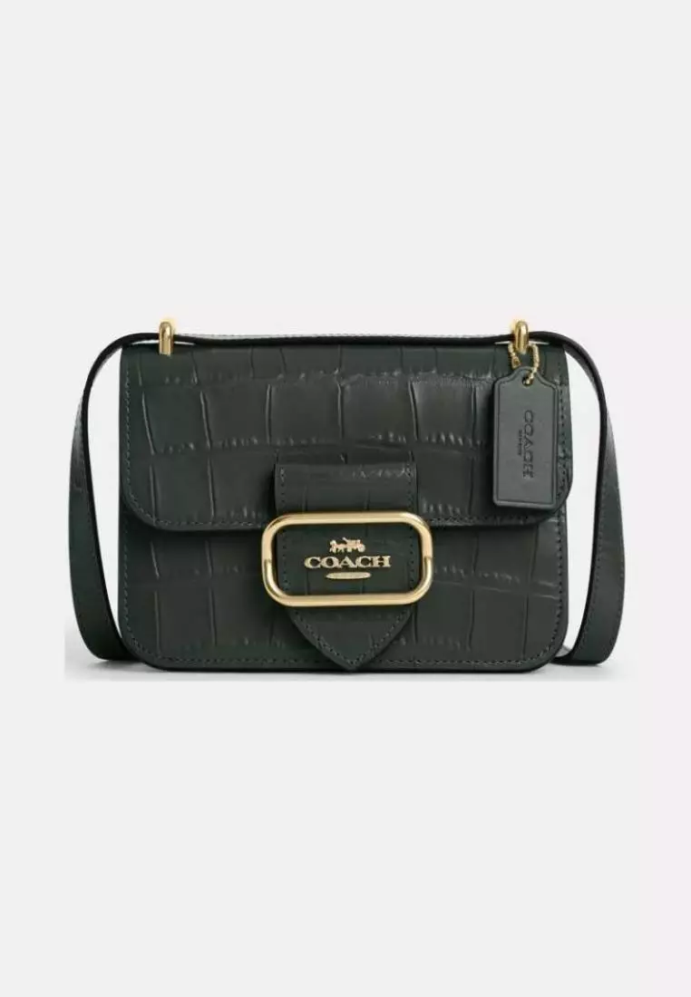 Jual Coach Coach Morgan Square Crossbody Amazon Green Original 2024 ...