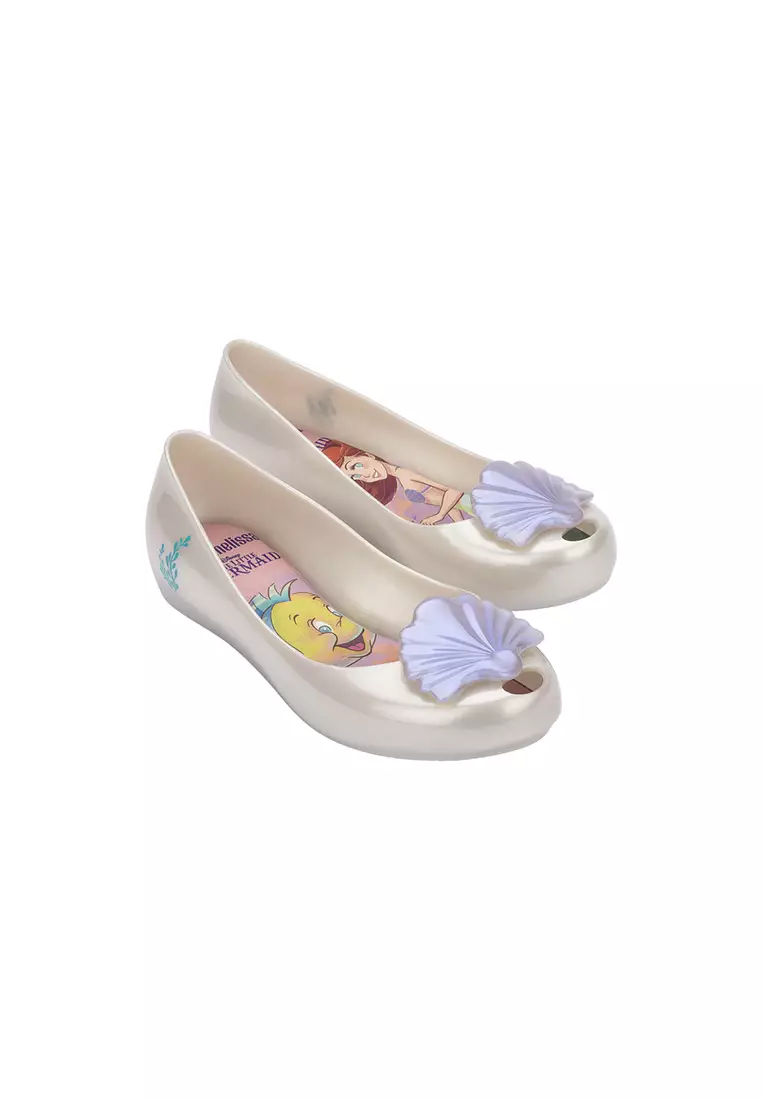 Buy Melissa Minimelissa Ultragirl + Little Mermaid II INF Kids Flats ...