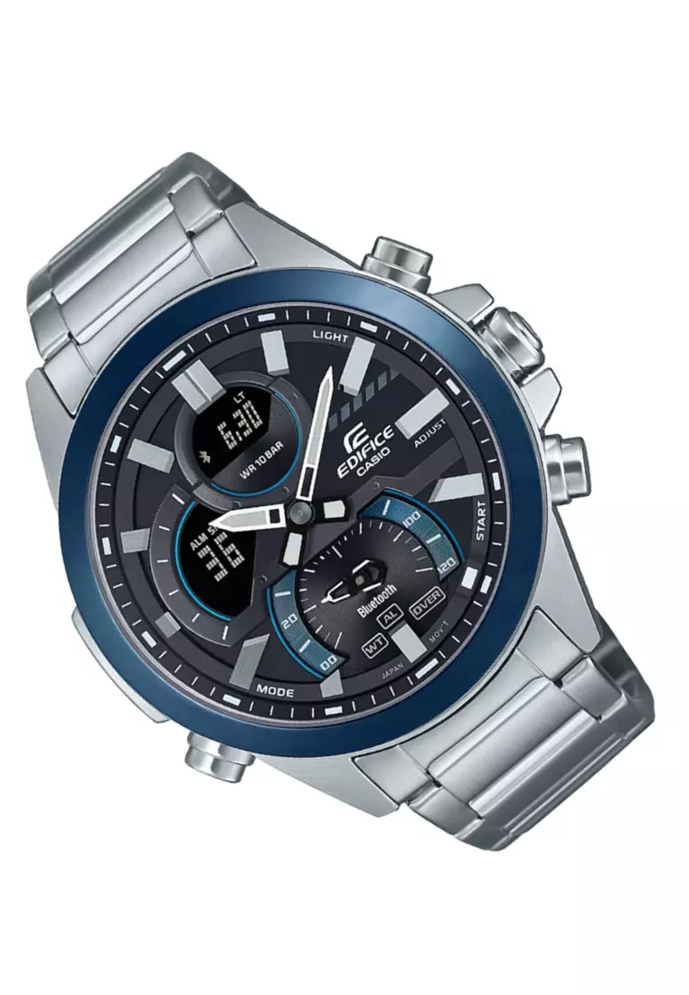 Buy Casio Edifice Digital Analog Bluetooth Watch ECB-30DB-1A 2025 ...