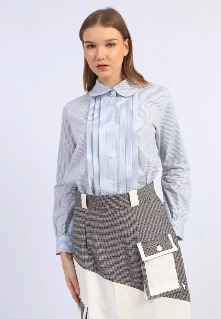 Jual Anggiasari Mawardi Cargo Skirt Broken White (B) Original 2025 | ZALORA Indonesia