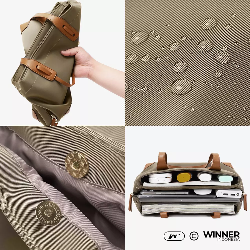 Jual Shouldcat Tas Laptop 14 inch Bahu Nilon Oxford Wanita Korean Style ...