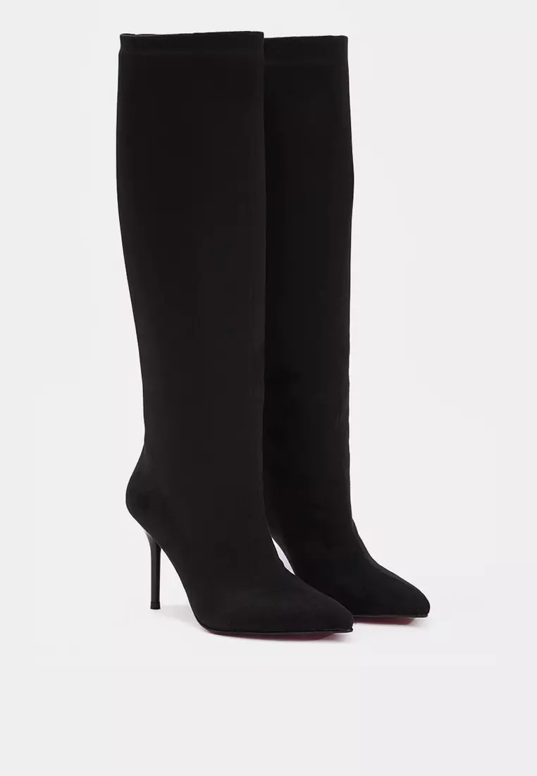 Jual Trendyol Red Sole Pointed Toe Heeled Boots Original 2026 | ZALORA ...