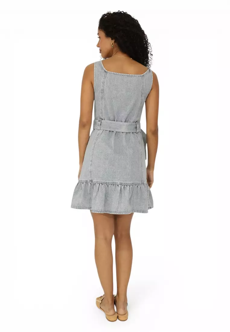 Buy Belle & Bloom Reunite Denim Mini Dress 2026 Online | ZALORA Philippines