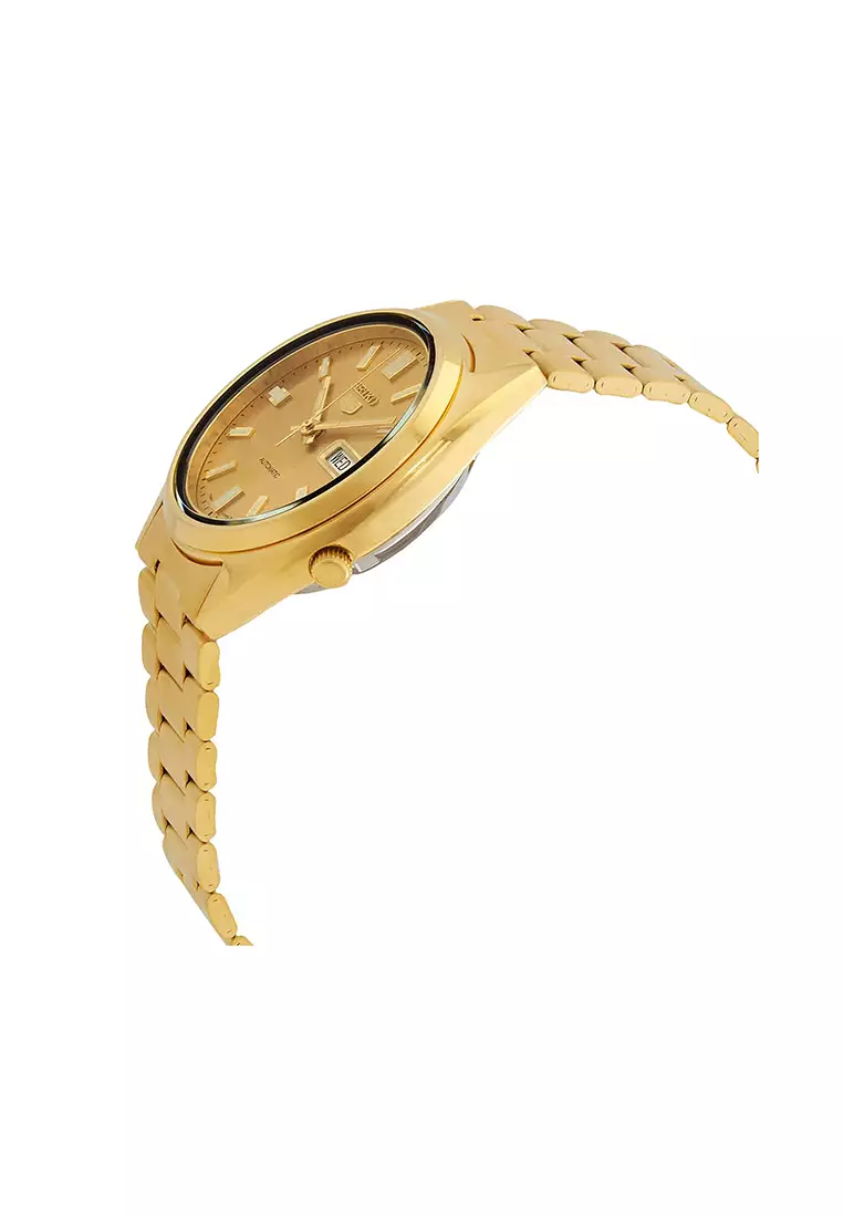 Seiko Men's Automatic Watch SNXS80K1 Gold Stainless Steel Strap 2025 ...