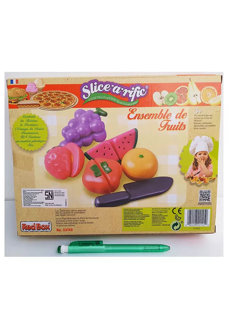 Jual Red Box Red Box Toys Slice a Rific Fruits Playset 22145 Grapes Watermelon Orange Strawberry ...