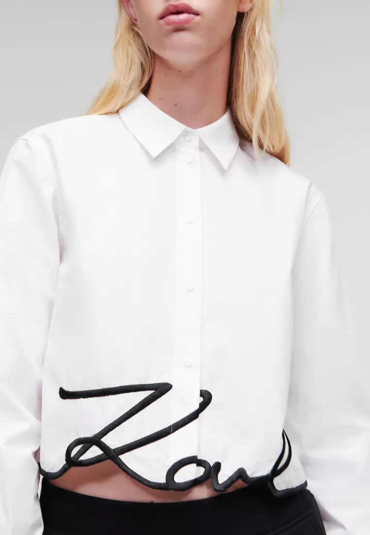 Buy KARL LAGERFELD KARL HEM SIGNATURE SHIRT Online | ZALORA Malaysia