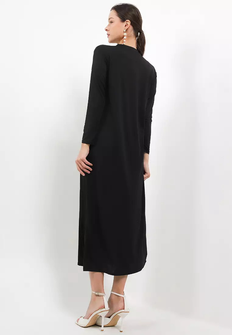Jual Chic Simple L/S Inner Dress Original 2025 | ZALORA Indonesia