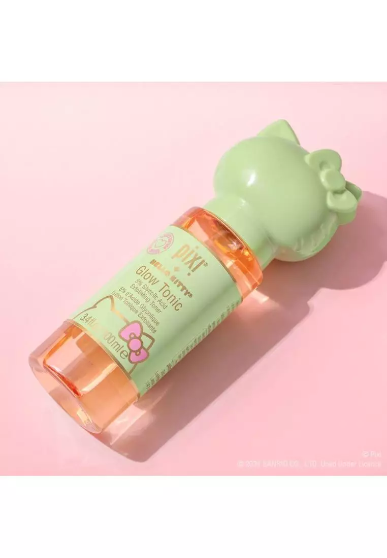 Buy Pixi Hello Kitty Glow Tonic 100ml - Exfoliating Facial Toner 2025 ...