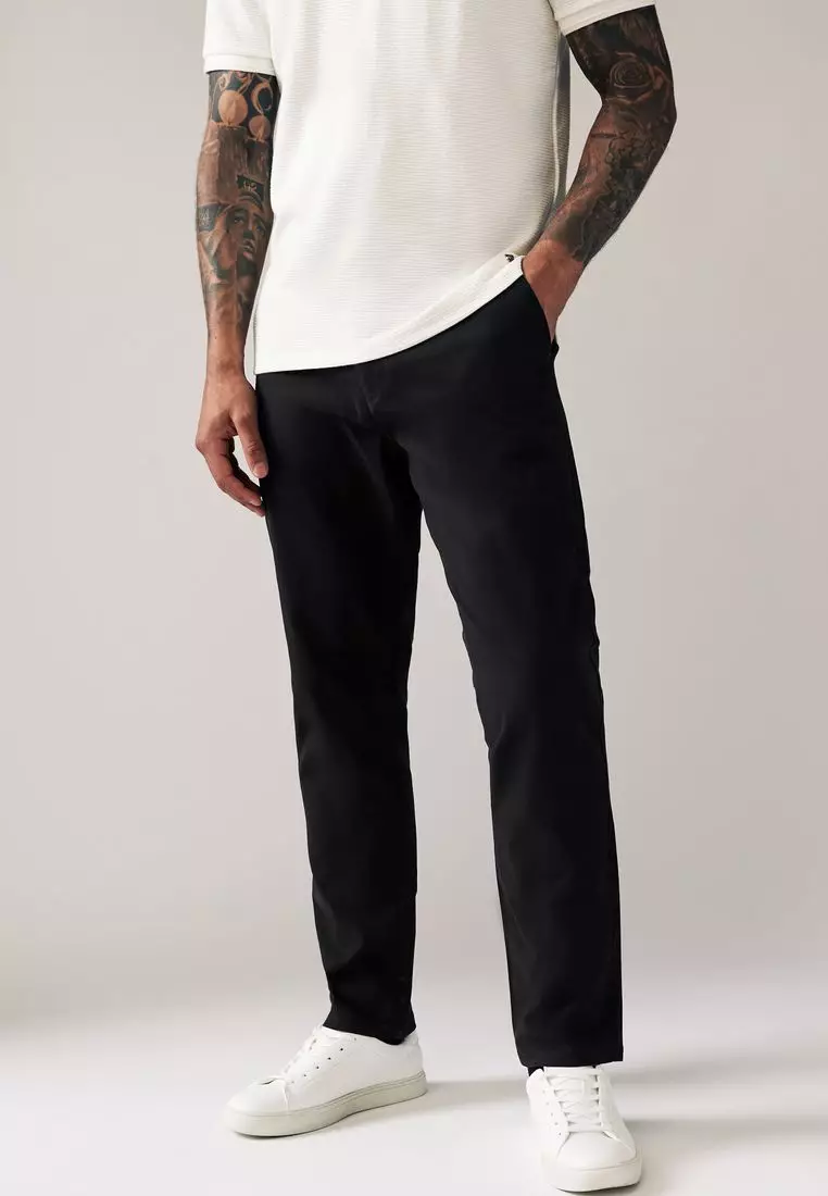 Buy NEXT Slim Fit Stretch Chino Trousers 2025 Online | ZALORA