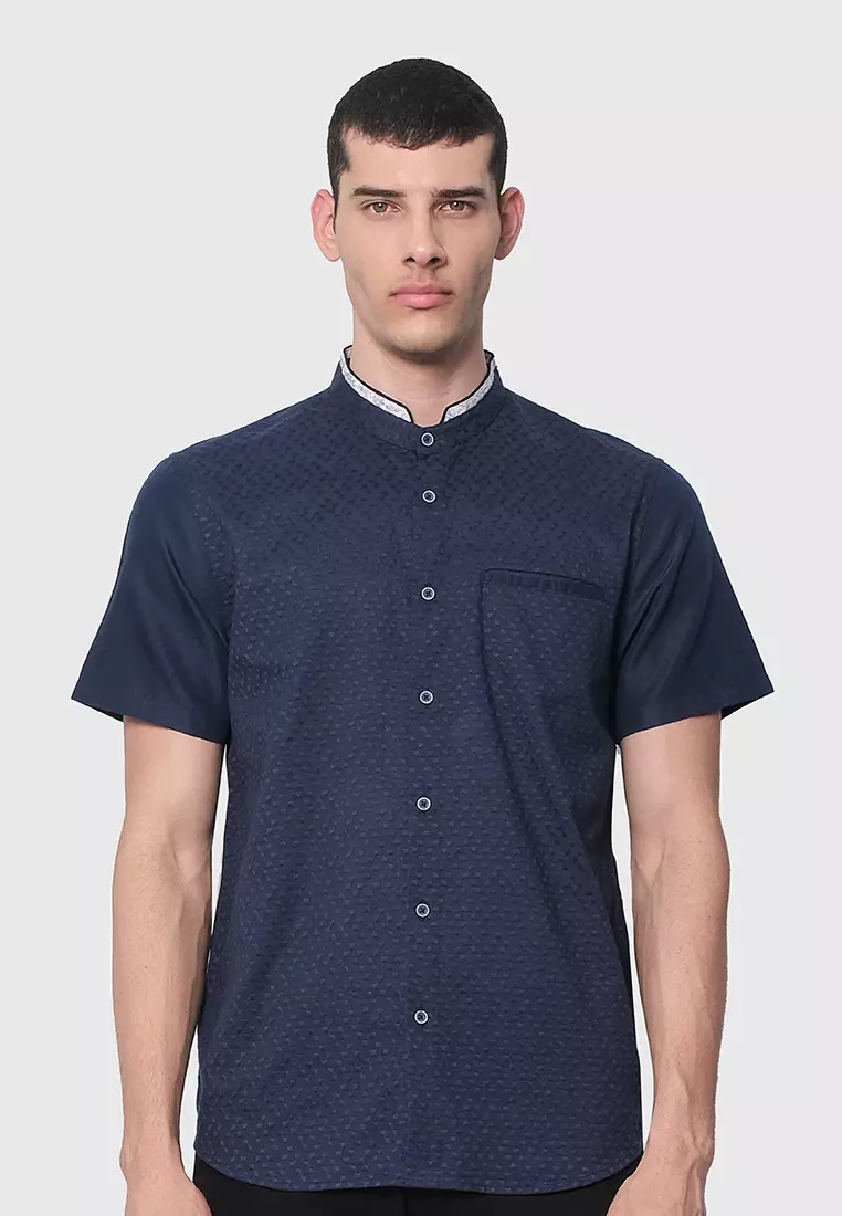 Jual MOC MOC Kemeja Koko Lengan Pendek Pria SEPTA-NAVY Original 2026 ...