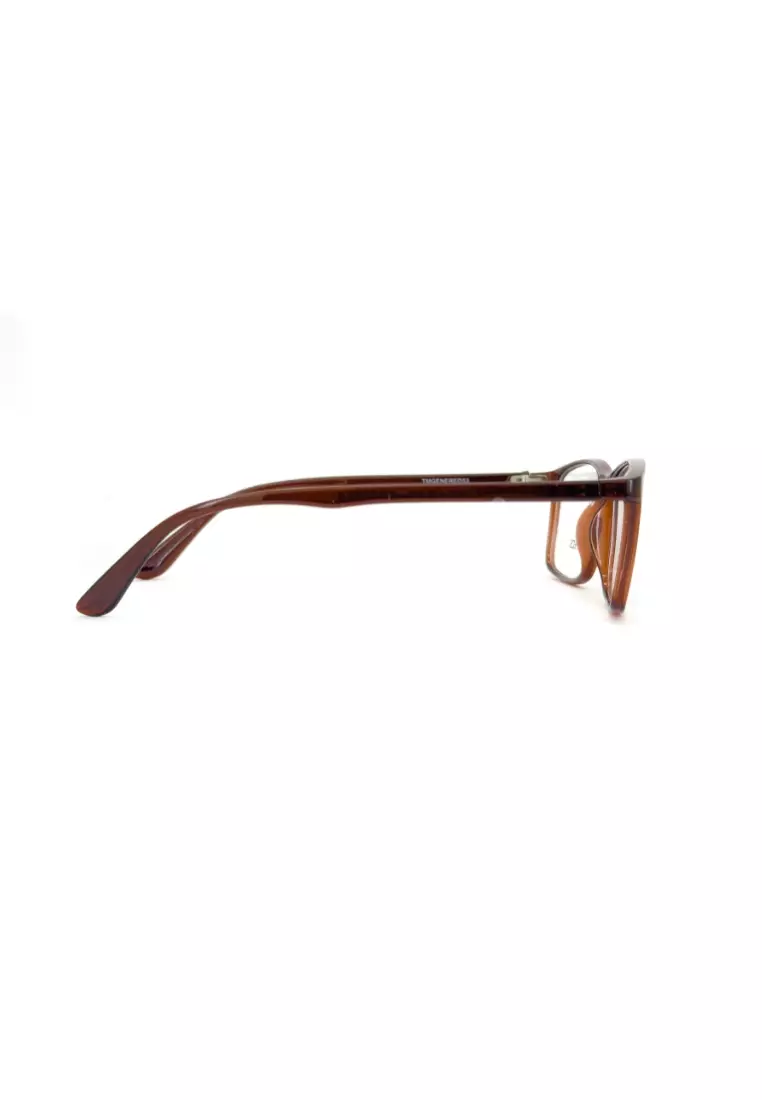 Buy Tony Morgan Tony Morgan Unisex Red TR 90 Square Eyeglasses ...