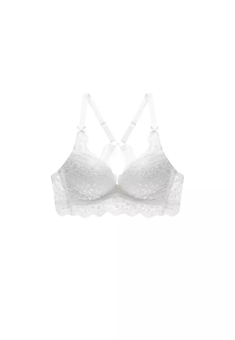 Buy Zitique Push Up Padded Embroidered Lace Lingerie Set Bra And Panty