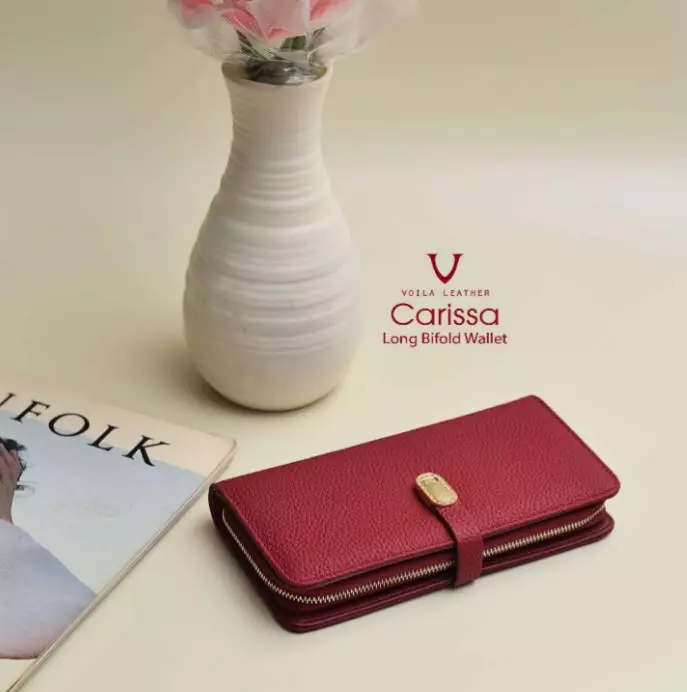 Jual VOILA LEATHER VOILA LEATHER Dompet Panjang Wanita Kulit Asli Genuine Leather Long Wallet ...