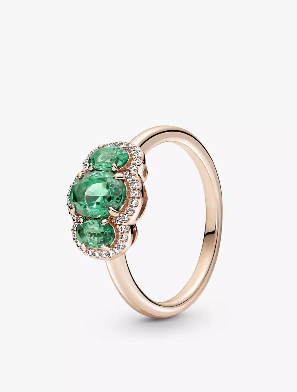 Jual Pandora Three Stone Vintage Ring - 52 - Rose Original 2024 ...