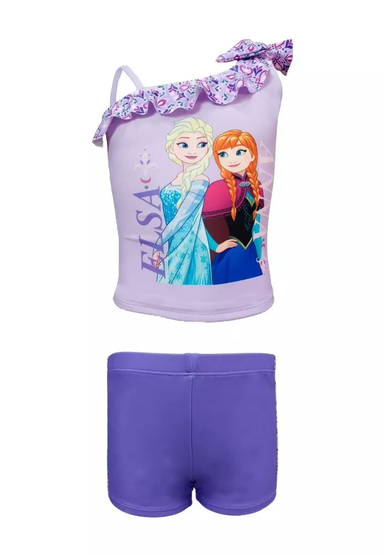 Buy Disney Frozen Tankini Boyleg Set with UPF 50 Swimwear for Kids ...