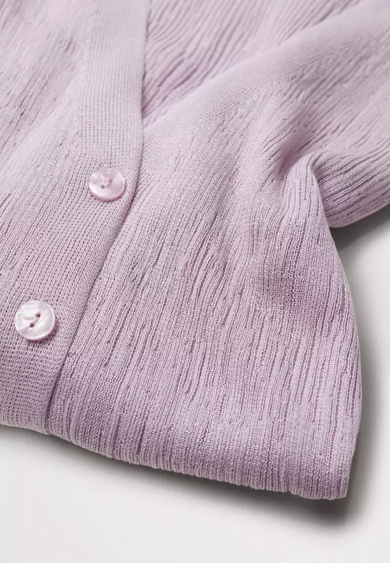 Buy Mango Embossed Knit Cardigan 2025 Online | ZALORA Philippines