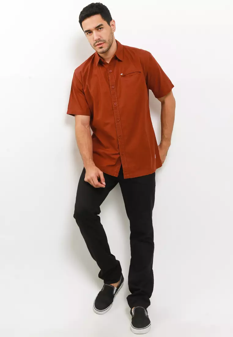 Jual REMIX JEANS Kemeja Regular Tangan Pendek 2934P26 Original 2025 ...