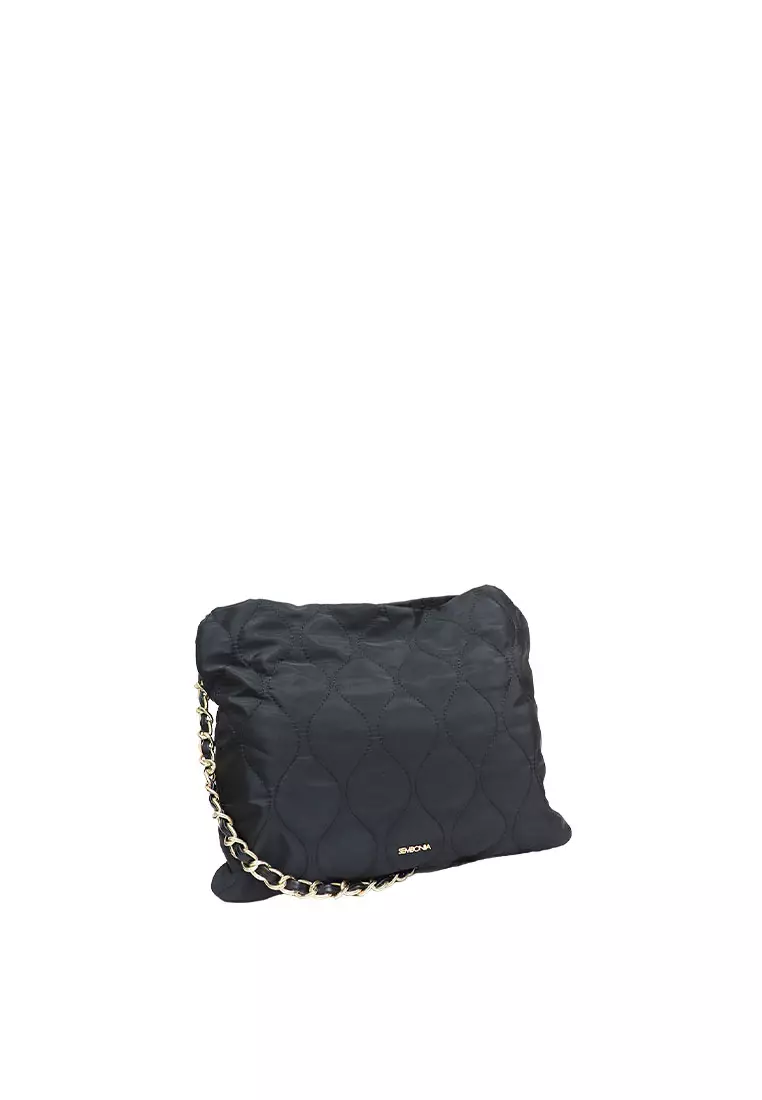 Buy SEMBONIA SEMBONIA EVELIA QUILTED NYLON SHOULDER BAG 63665-001 2025 ...