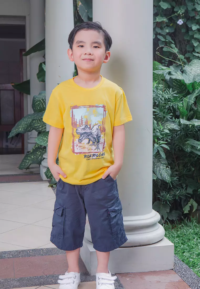 Jual LITTLE X EIGHT Boy Tyrell T-Shirt Kids Original 2025 | ZALORA Indonesia