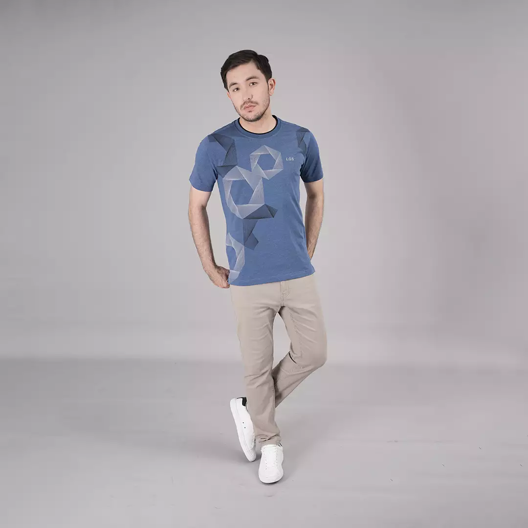Jual LGS LGS - Kaos Casual Pria - Lengan Pendek - Motif Sablon - Warna ...