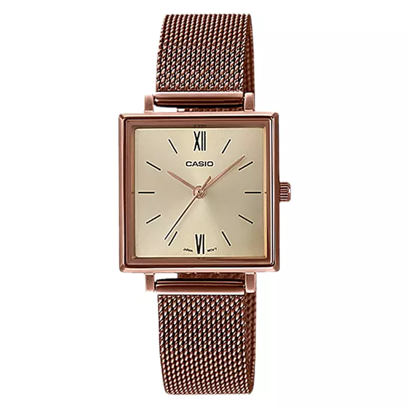 Jual CASIO Jam Tangan Wanita Casio General LTP-E155MR-9BDF Enticer Ladies Soft Gold Dial Copper ...