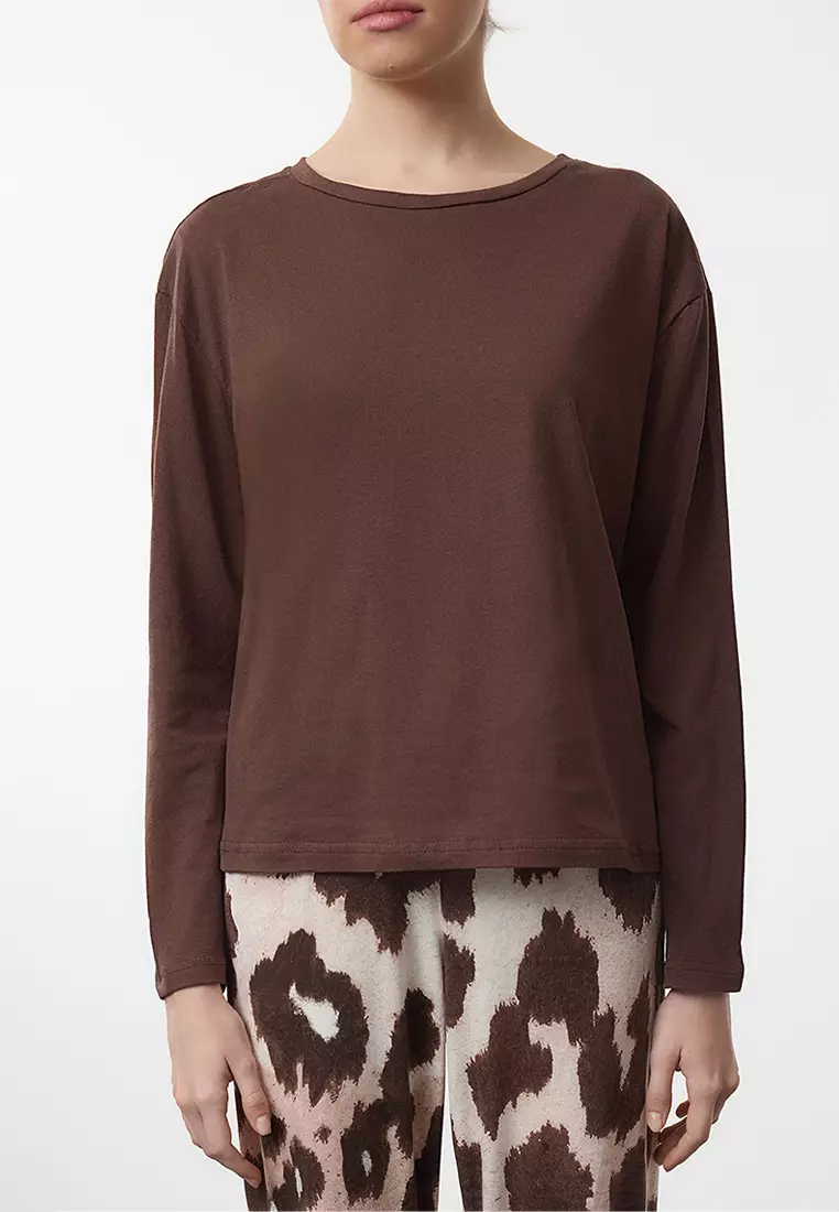 Buy Trendyol Leopard Patterned Knitted Pajama Set 2026 Online | ZALORA