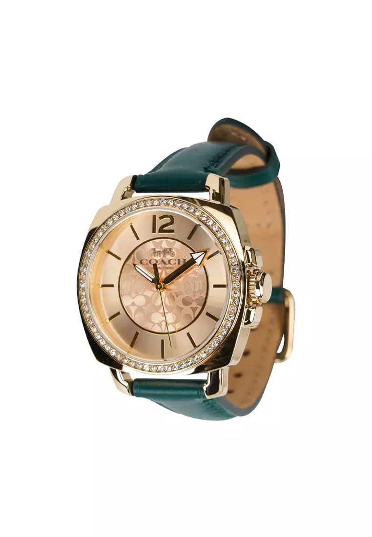 Jual COACH COACH Women's Green Monogram Watch Original 2025 | ZALORA ...