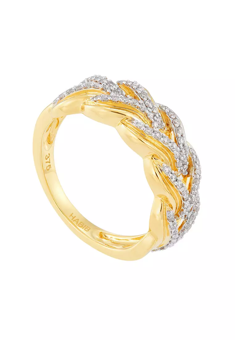 Buy HABIB HABIB Diamond Ring in 375/9K Yellow Gold 264470722 Online ...