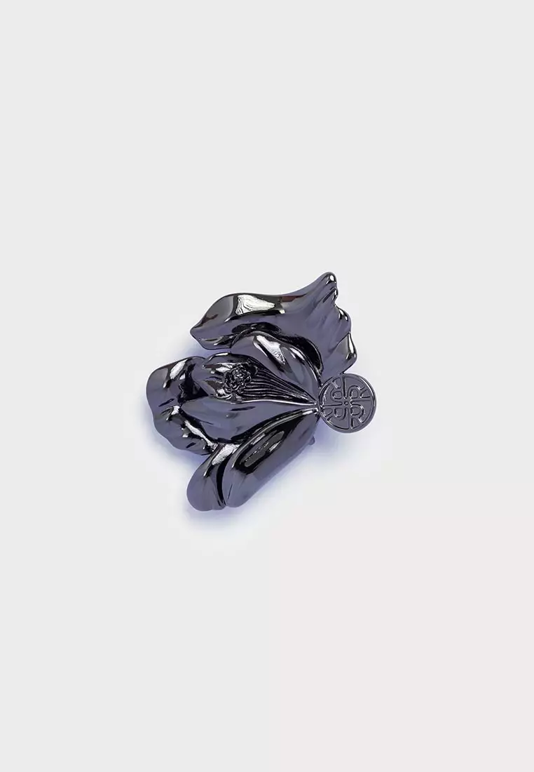 Jual Riamiranda Ria Miranda Charcoal Odessa Brooch Original 2025 ...