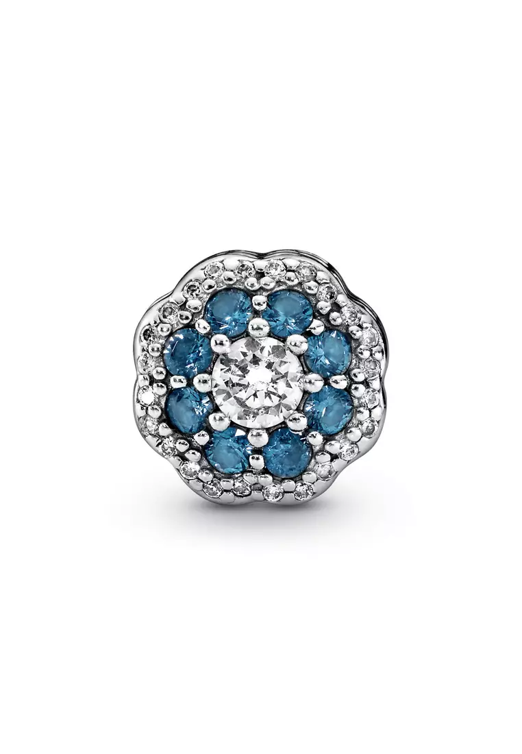 Buy Pandora Blue Sparkle Flower Charm 2025 Online | ZALORA Philippines