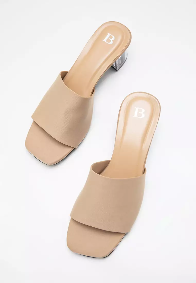 Jual Berrybenka Label Sophie Ibira Sandal Wide Strap Beige Original ...