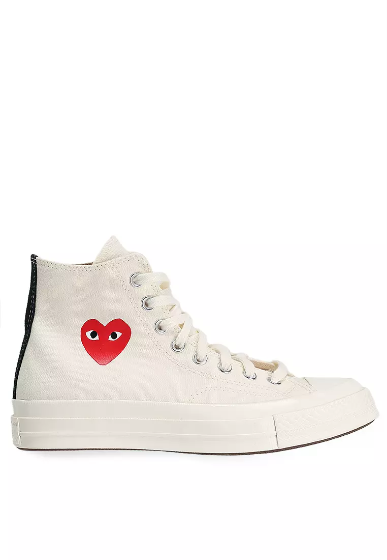 Buy CDG Play Chuck 70 Single Heart High-Top Sneakers 2025 Online ...