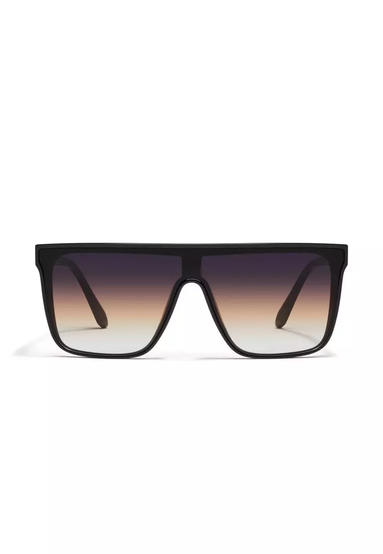 Buy QUAY Nightfall Medium Sunglasses - Black/Futuredusk Poppy 2026 ...
