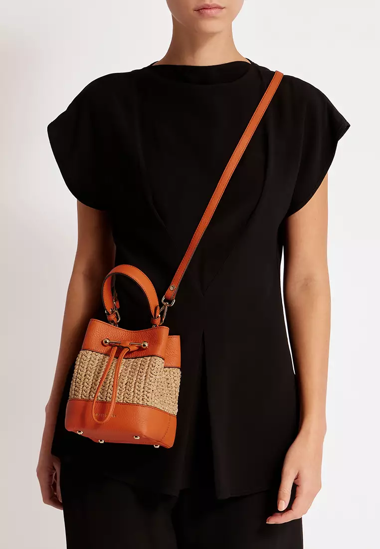 線上選購 Strathberry LANA OSETTE - RAFFIA/MARMALADE | ZALORA 台灣