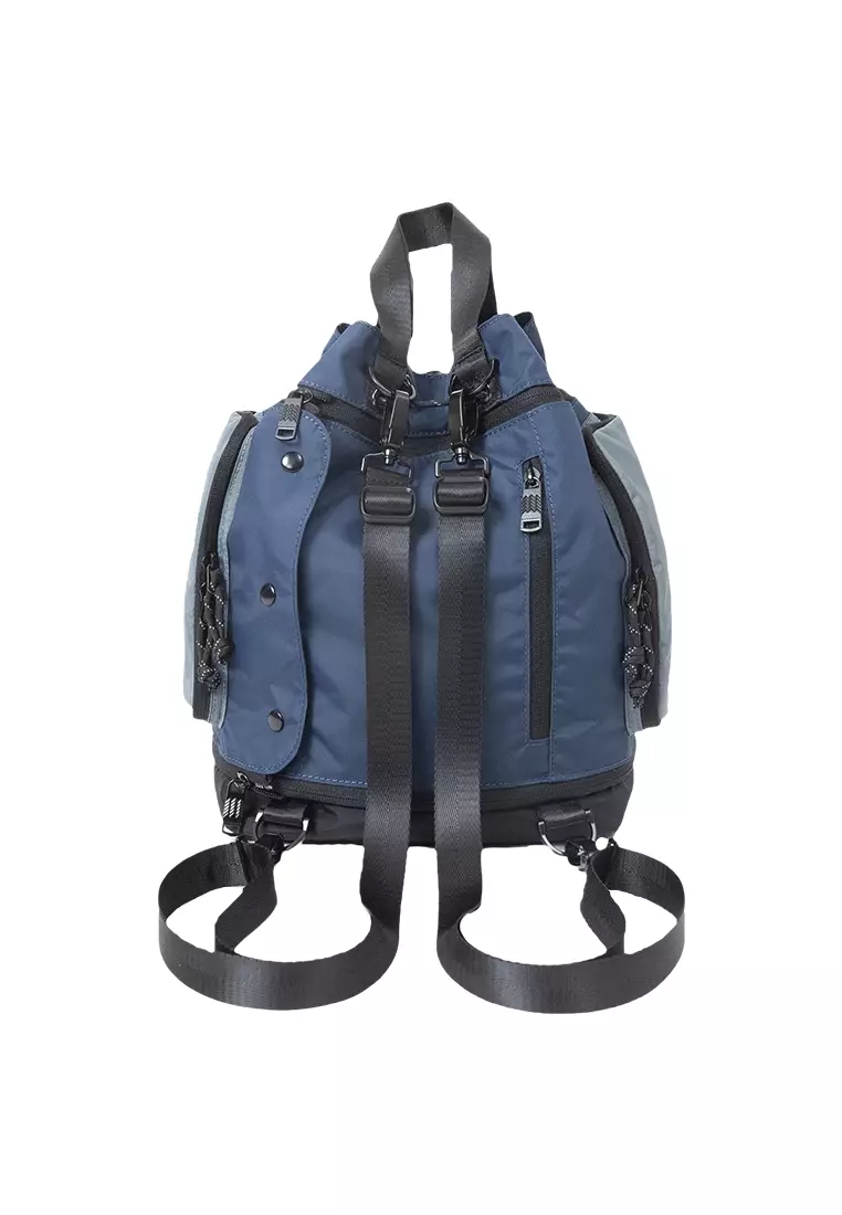 Buy Doughnut Pyramid Go Wild Series Navy X Grey Backpack 2025 Online ...