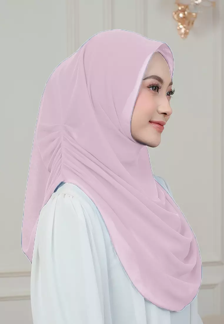 Jual Cantik Kerudung HIJAB INSTAN AURORA - PALE PINK Original 2025 | ZALORA Indonesia