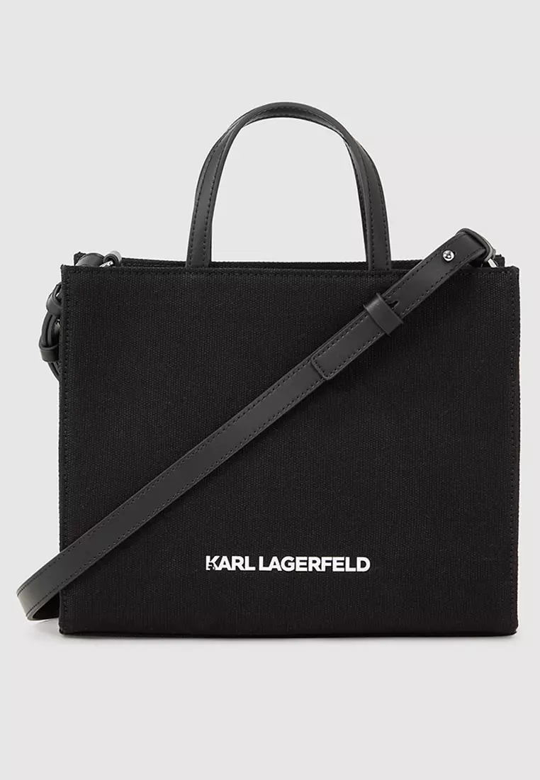 Buy KARL LAGERFELD Ikon All Over Print Small Square Tote Bag 2026 ...