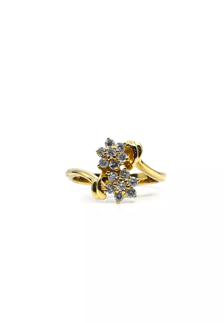Buy CEBUANA LHUILLIER JEWELRY 14K Locally Made Yellow Gold Lady Ring ...