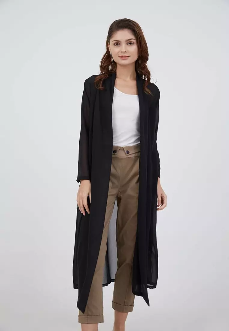 Jual Berrybenka Label Sophie Imaya Maxi Outer Black Original 2025 ...