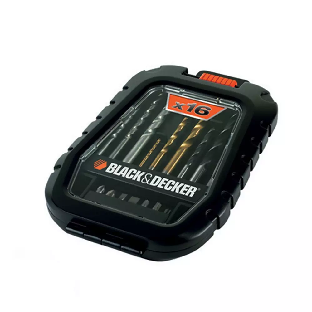 Jual Black & Decker Black+Decker Mata Bor Obeng Set 16pcs (A7186-XJ) Original 2025 | ZALORA ...