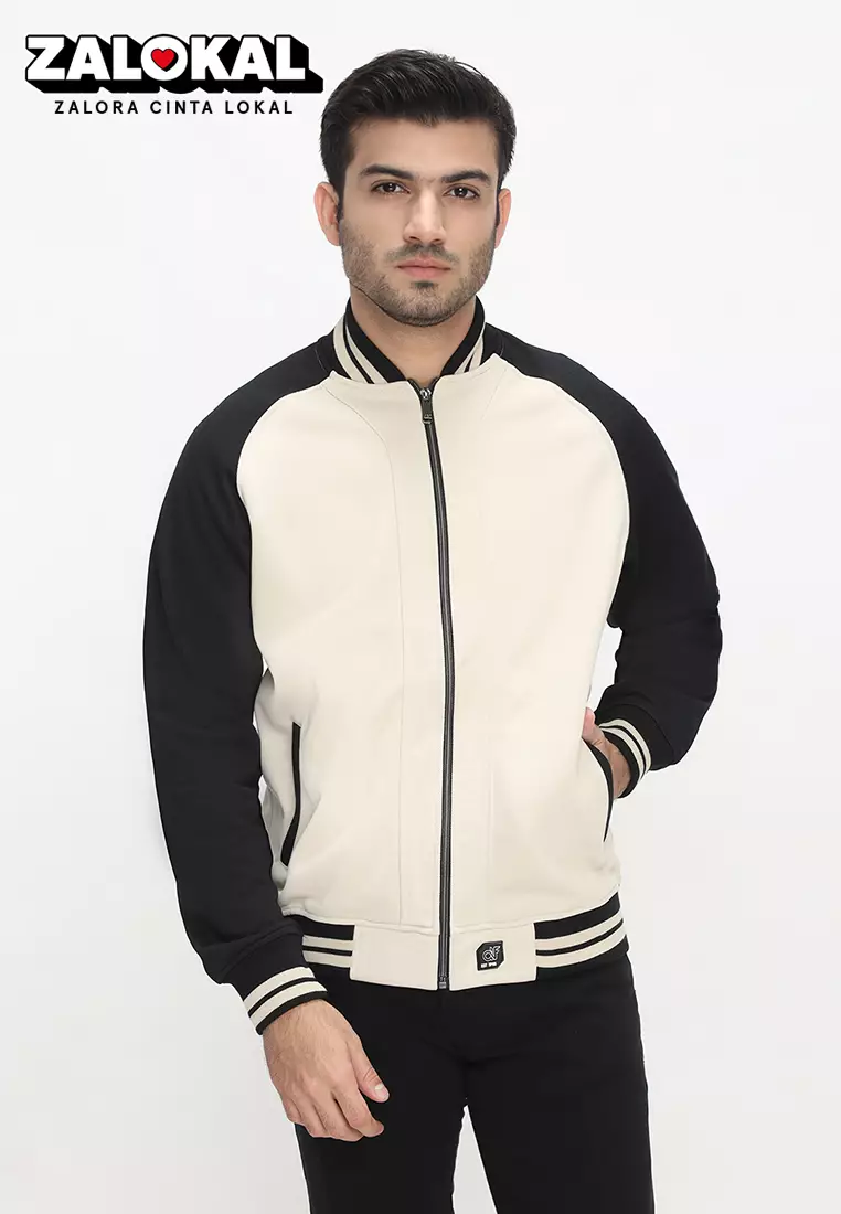 Jual D&F Jacket Cvc Raglan Plaket Original 2025 | ZALORA Indonesia