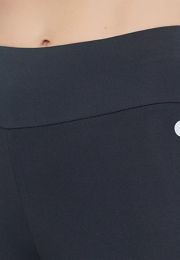 Buy Clovia Clovia Snug Fit Active High-Rise Ankle-Length Tights in Navy ...