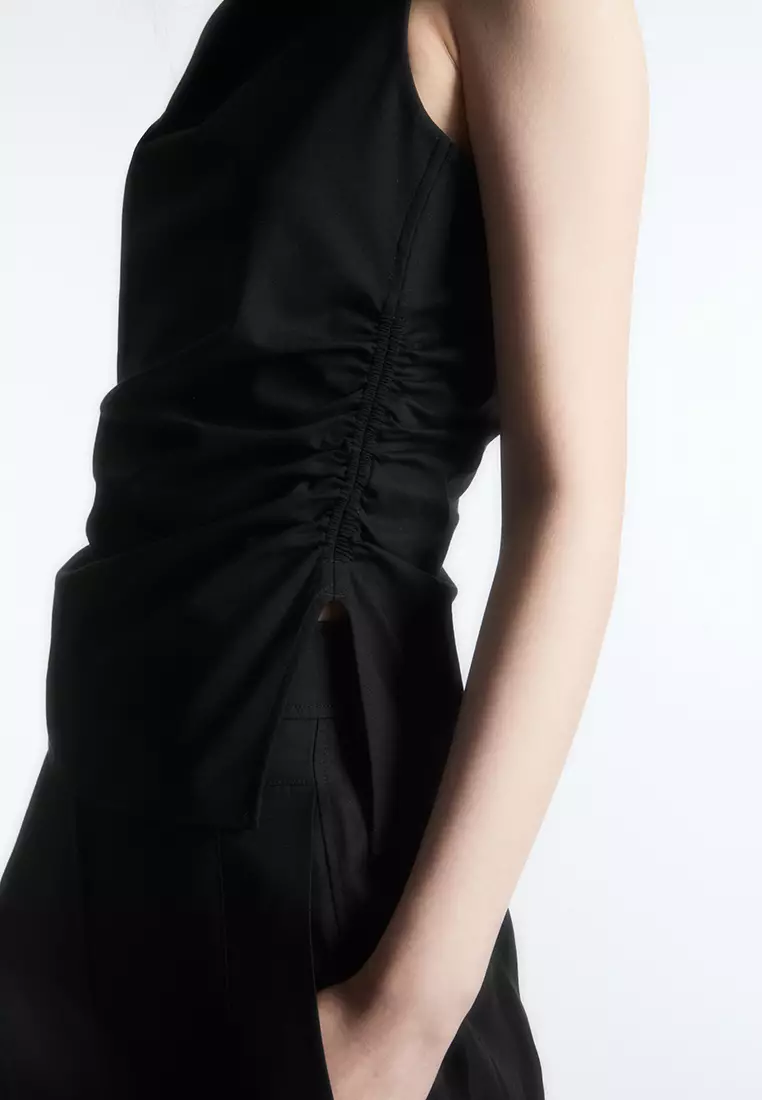 Buy COS Cowl-Neck Gathered Sleeveless Top 2025 Online | ZALORA Philippines