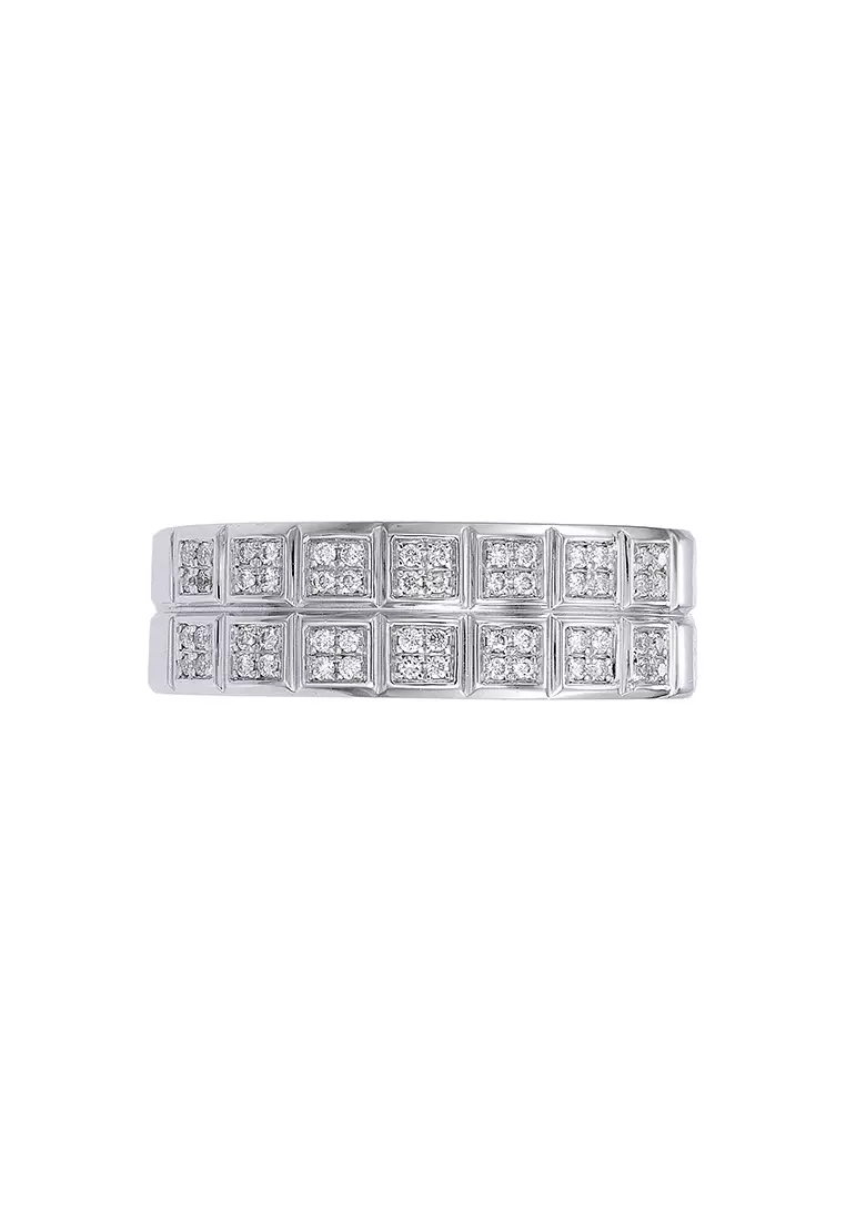 Buy HABIB HABIB Diamond Men's Ring in 925 Silver Palladium 268251223 ...