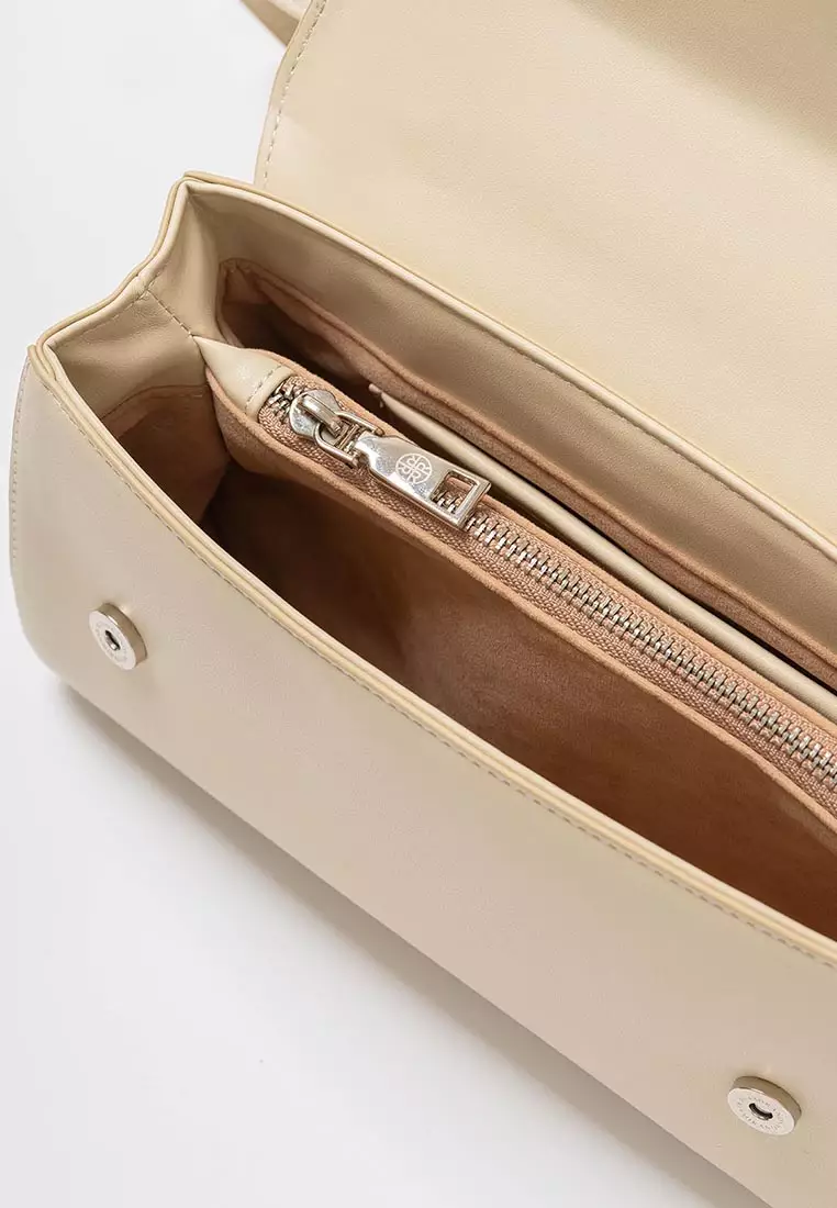 Jual Riamiranda ZALORAYA Ria Miranda Beige Liv Bag Original 2025 | ZALORA Indonesia