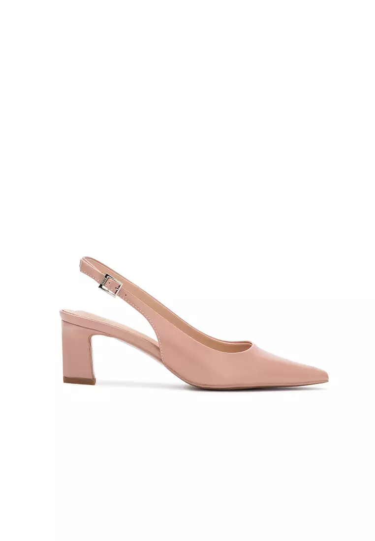 nose SCULPTURE SLINGBACK HEEL PUMP 2024 | Buy nose Online | ZALORA Hong ...
