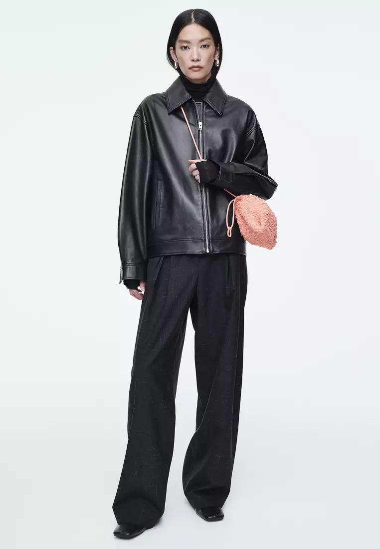 Buy COS Cavatelli Mini Clutch - Faux Shearling 2025 Online | ZALORA