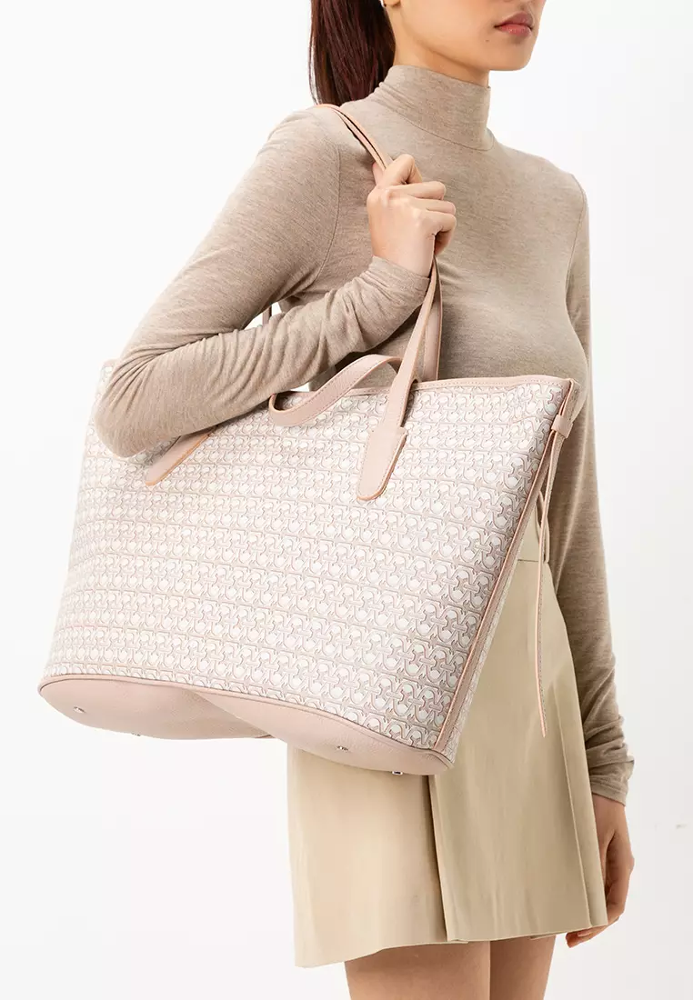 Buy Coccinelle Never Without Bag Monogram Coated Medium Tote Online ...