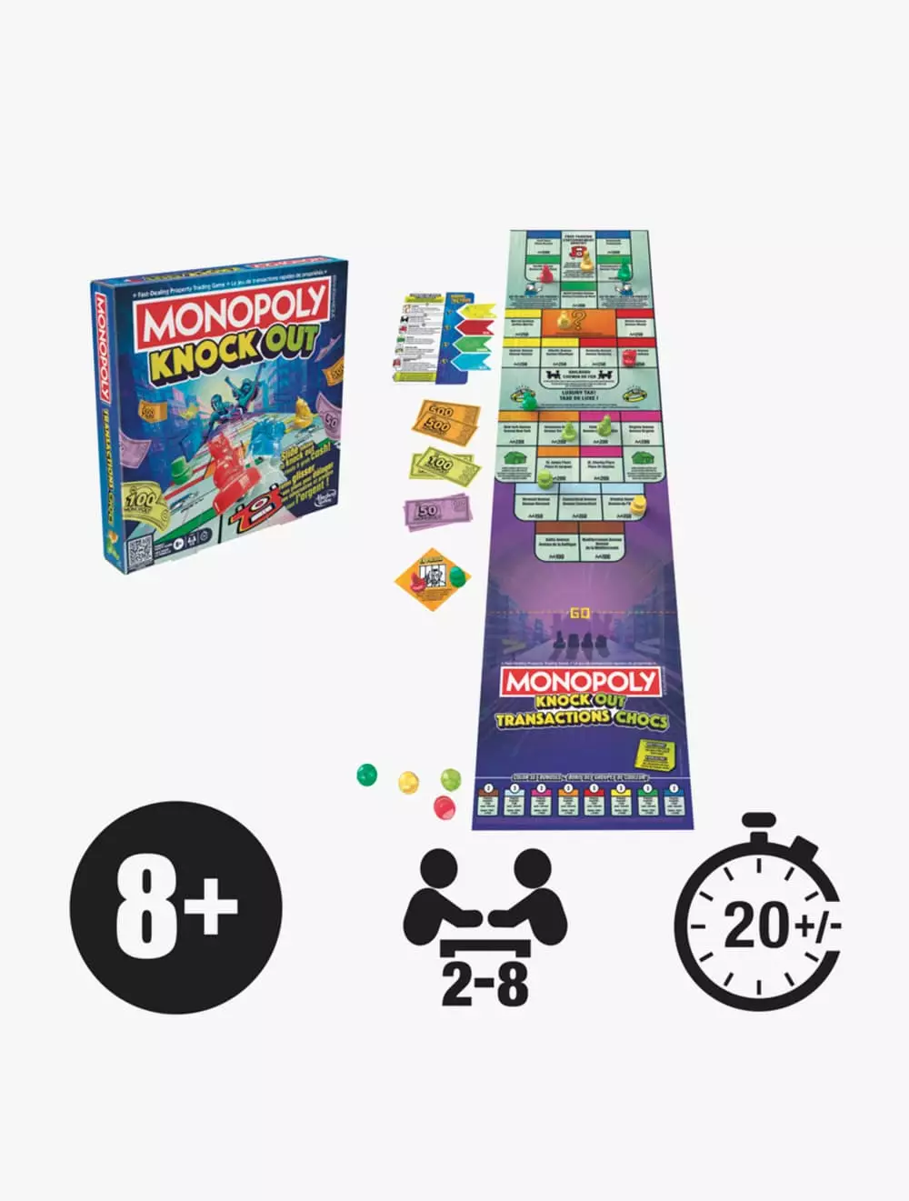 Jual Hasbro Monopoly Knockout - GSSF8995 Original 2024 | ZALORA Indonesia