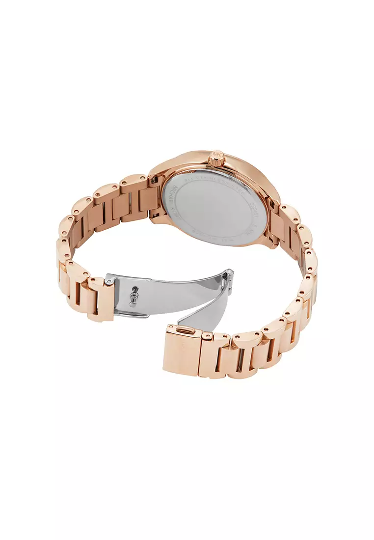 Buy MICHAEL KORS Sage Rose Gold Stainless Steel Watch MK4806 2025 ...